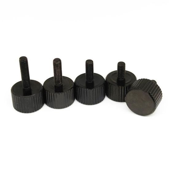 6mm -Vis à molette M3 en acier au carbone, 5 pièces, molletonnage, à ...