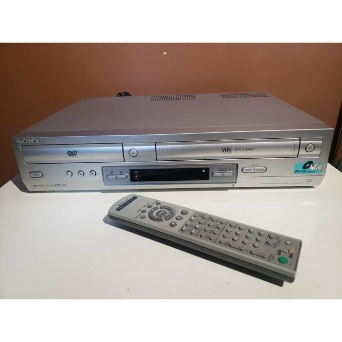 Combine Sony Slv-d910 Lecteur Dvd Magnetoscope Sqpb S-vhs Svhs Super Vhs Enregistreur Vhs K7 ...