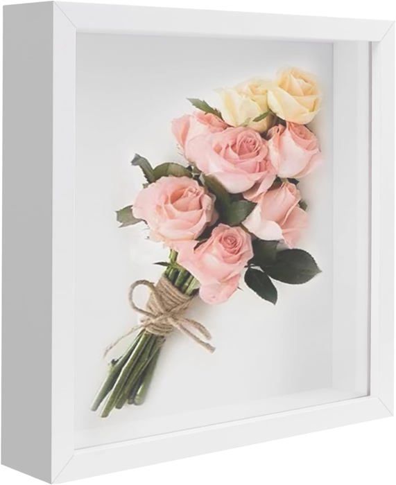 Cadre 3D Profond 20 x 20 cm Cadre Photo 3D à Remplir,Cadre Profond pour ...