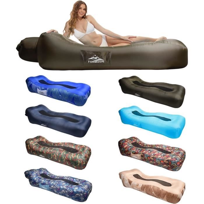 Sofa Gonflable Camping, Portable Etanche Hamac Gonflable, Eau Et Terre ...