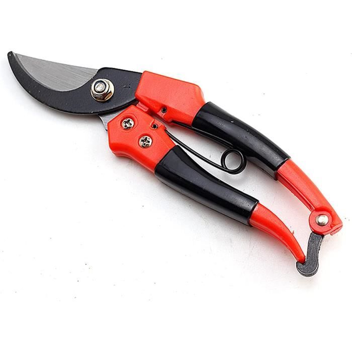 Acier À Haute Teneur en Carbone Placage Tête Noire Sécateur Confort ...