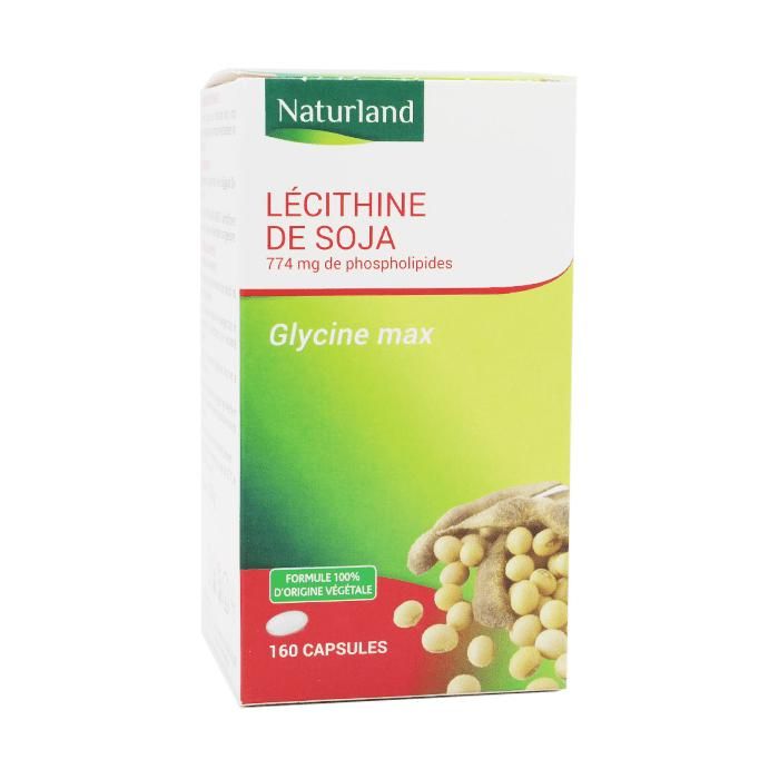 Naturland Lécithine de Soja 160 Capsules - Cdiscount Santé - Mieux vivre