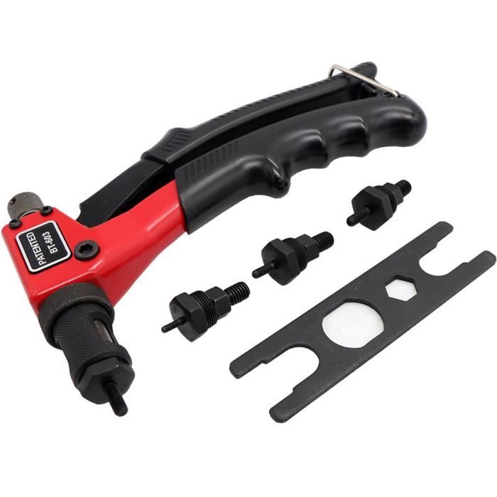 Riveteuse manuelle à économie de main'œuvre de 8 pouces, BT 603, 200mm, avec matrices'écrou, M 3 ...