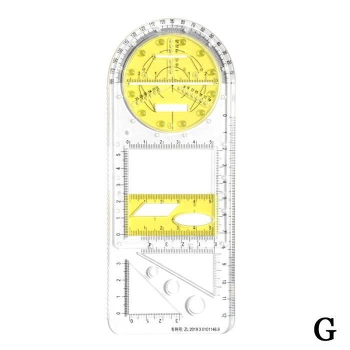 Regle - equerre,Règle d'activité multifonctionnelle pour l'école ...