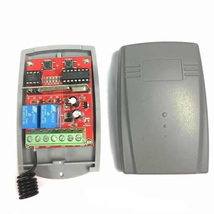Récepteur de commande de Garage 433mhz pour télécommande AT-4 S449 ...