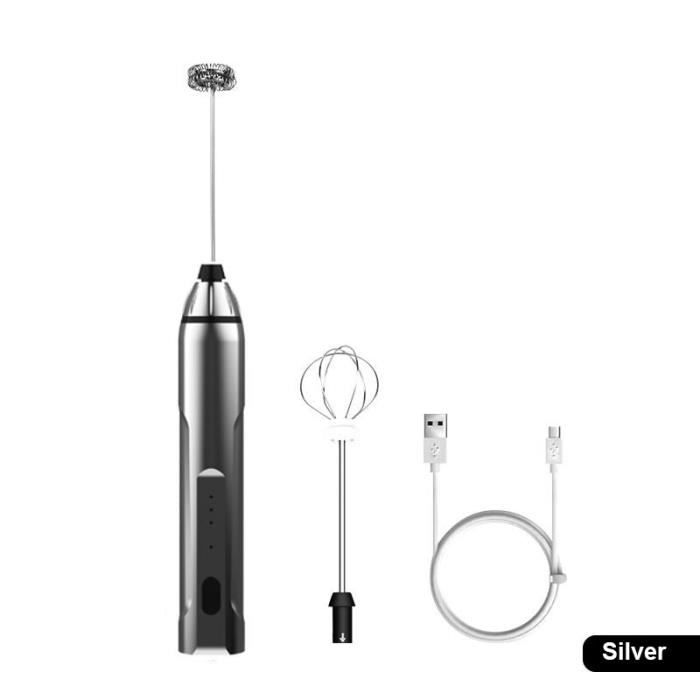 Batteur - fouet,Batteur à lait électrique, batteur à œufs, pour boisson ...