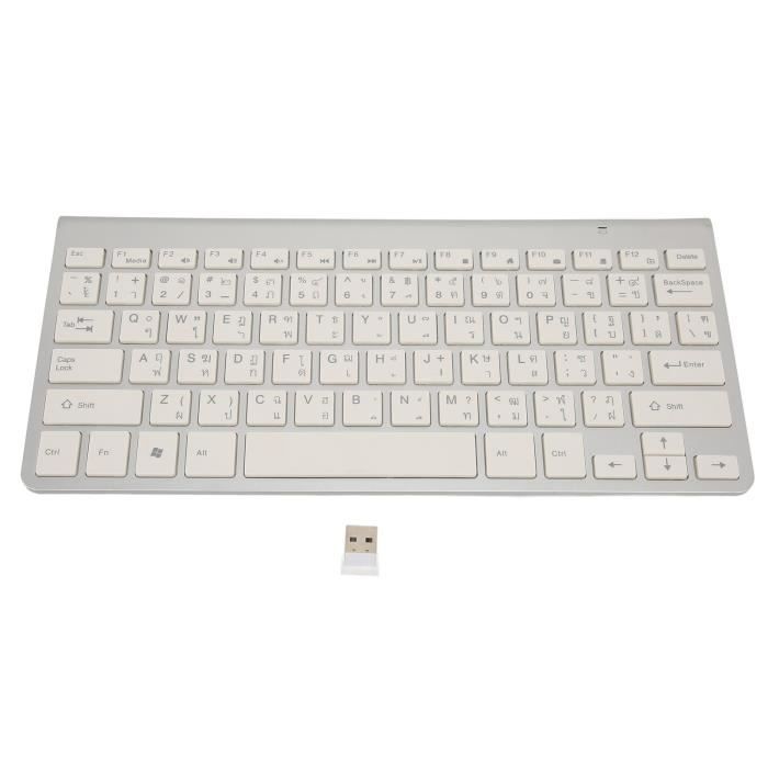 ETO -Clavier sans fil élégant Portable sans fil 2.4g Plug and Play ...