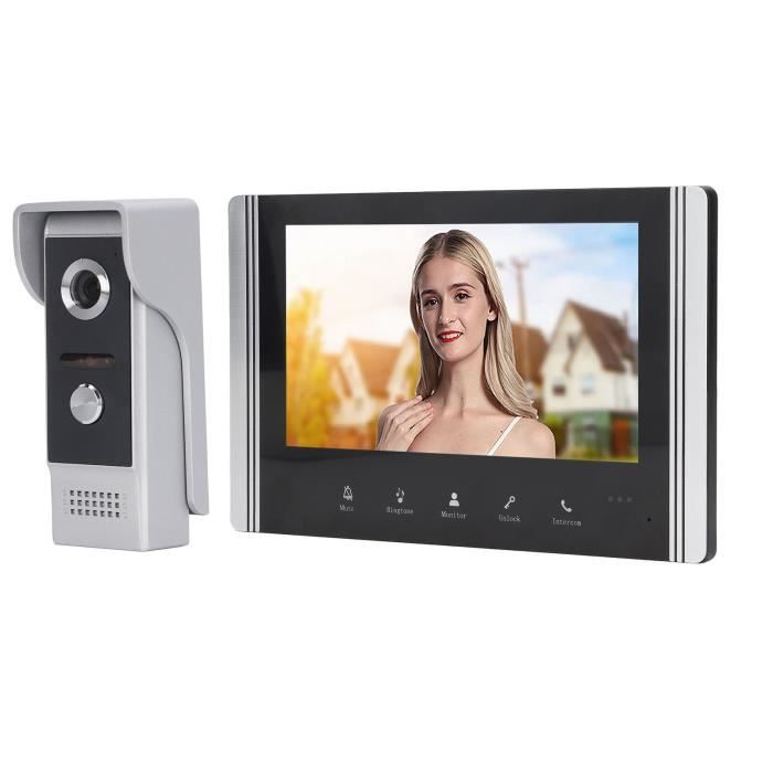 Fan Système De Sonnette Dinterphone Vidéo Système Dinterphone Vidéo Wifi 7 Pouces Sonnette