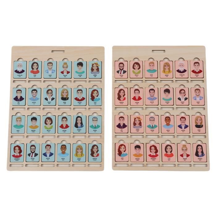 EBTOOLS Jeu de société de devinettes en famille Enfants devinant jeu de ...