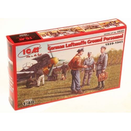 Maquette - ICM - Luftwaffe Ground Crew 1:48 - Figurines de personnel au ...