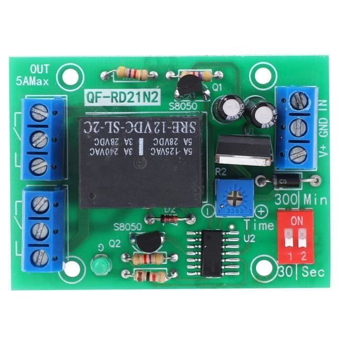 Serious-Retarder le module de relais 10-16V Delay Off Time Relay Module ...