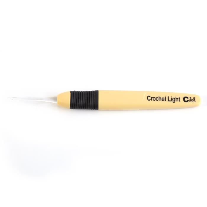 Crochet à LED - QIILU - Crochet Lite - Plastique - 1 x crochet - Idéal ...