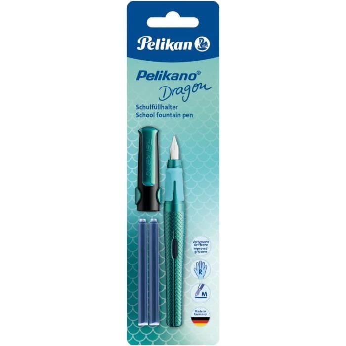 Pelikan 817110 Stylo-Plume Pelikano agon pour oitiers P480, Plume m + 2 ...