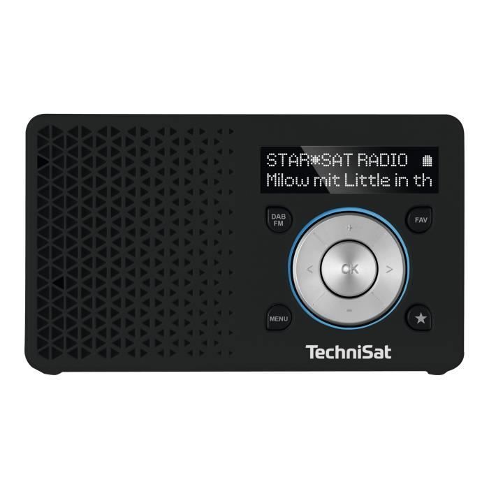 Radio portative DAB - TECHNISAT - DigitRadio 1 - 1 Watt - noir, argenté ...