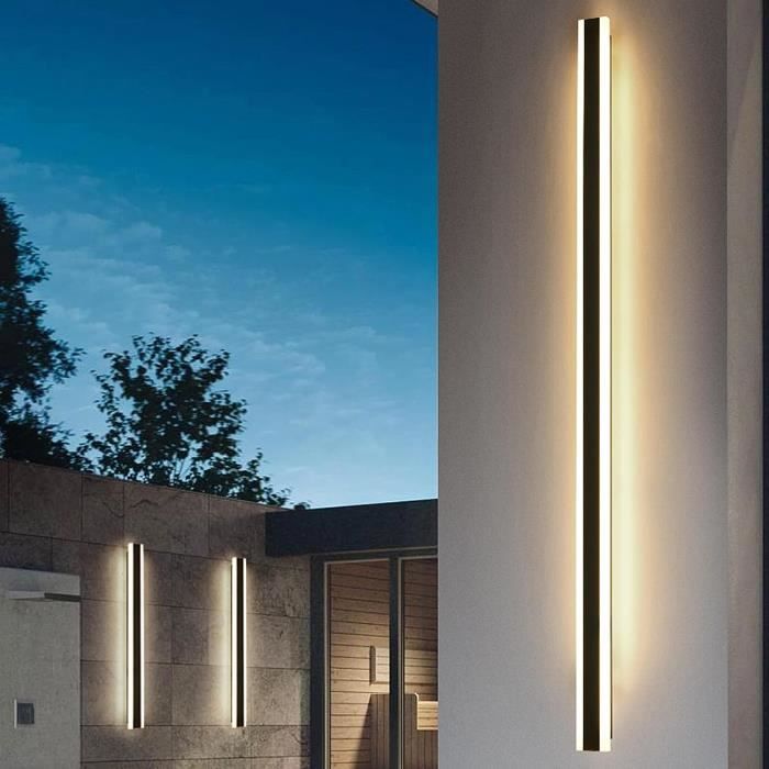 Applique Exterieur Led, Longue Applique Murale Moderne D'Extérieur ...
