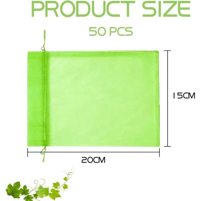 Sachet Protection Raisin,50 pièces Sac de Protection Fruits, Sachets en ...