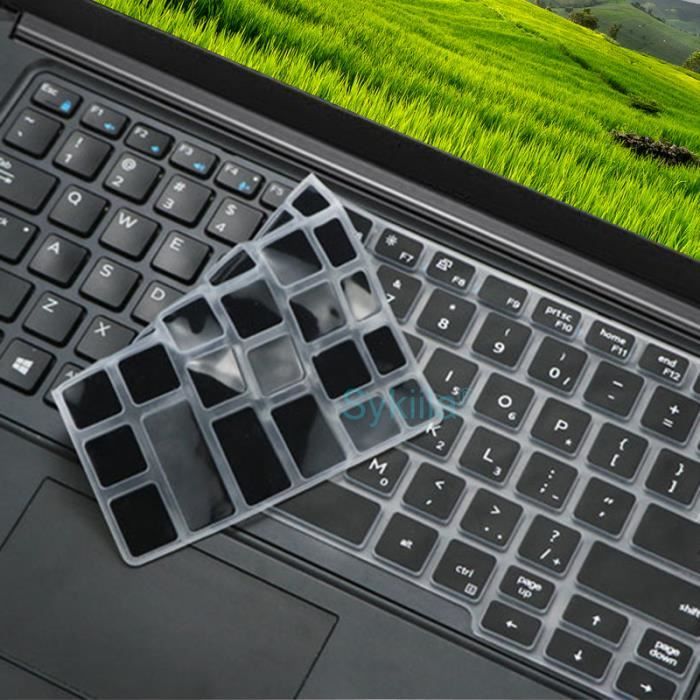 Clair-Couverture de clavier pour Dell Latitude 13 7300 7320 7330 7350 ...