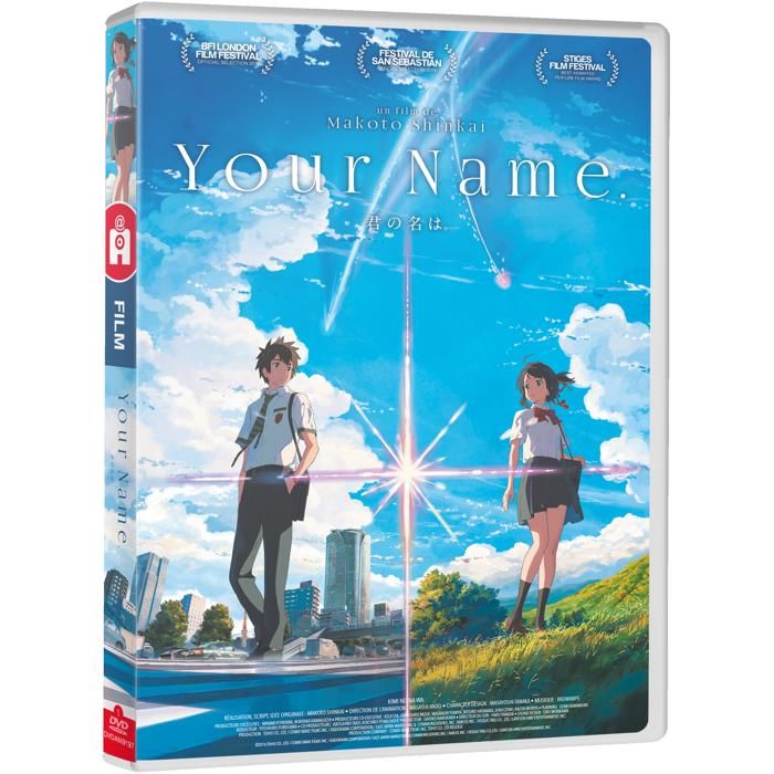 Your Name - Film - DVD - Makoto Shinkai - Dessin animé - Standard ...