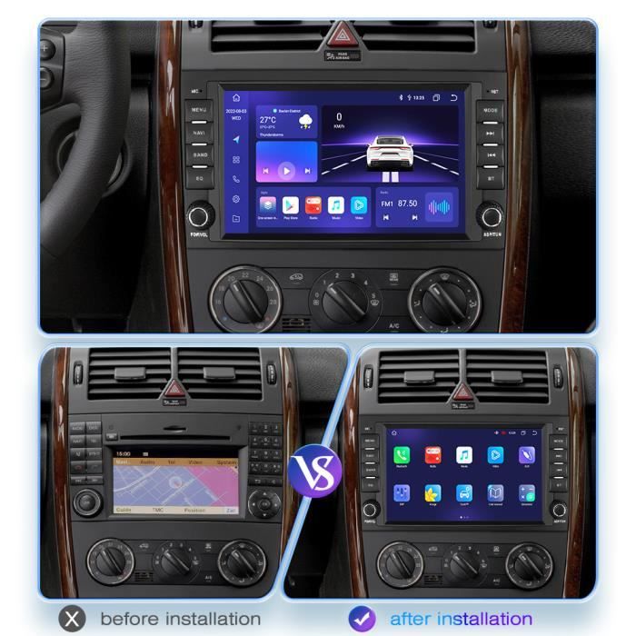 Android autoradio GPS Navigation stéréo pour Mercedes Benz b200 w169 ...