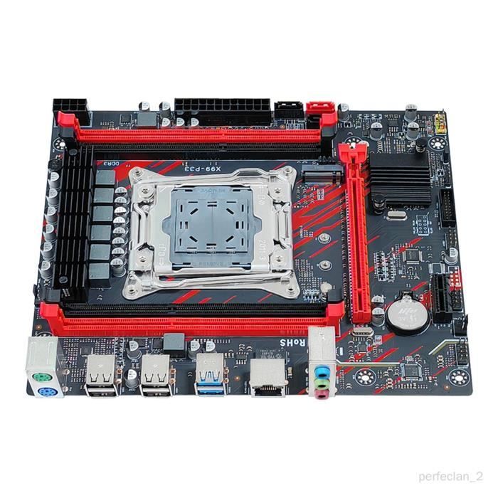 Carte mère d'ordinateur x99 P33, Chipset H81, capacité de mémoire de ...