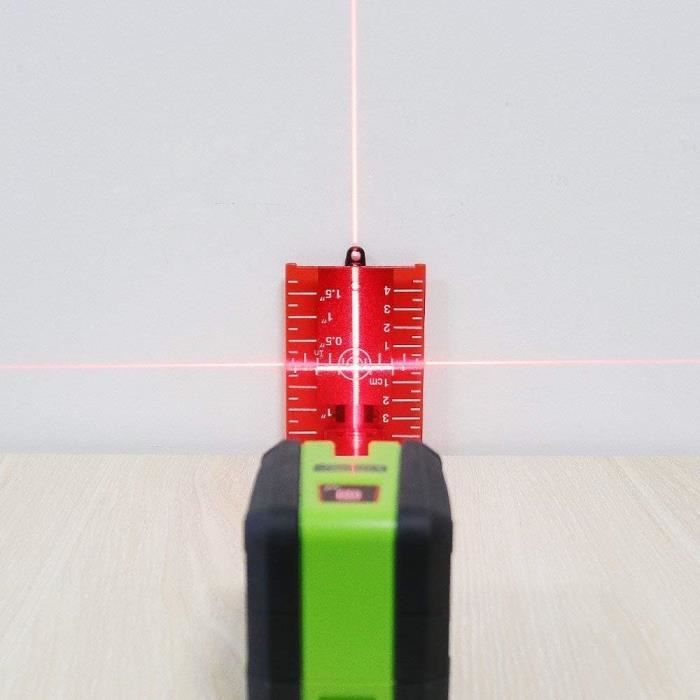 Cible Laser Rouges, Cible Laser Magnétique avec Réflecteurs, à Utiliser avec un Laser Rouge à ...