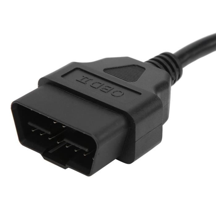 ARAMOX Prise de connecteur OBD2 Adaptateur de Prise OBD2 Connecteur ...