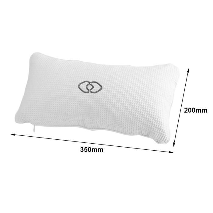 Oreiller pour baignoire, très doux et ergonomique, coussin pour spa ...