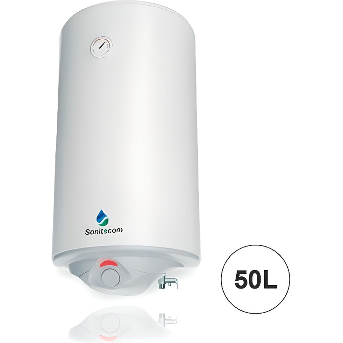 Chauffe-Eau Électrique - Capacité de 50 Litres, Puissance 1500W, Ballon ...