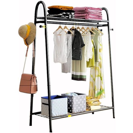 Portant à vêtement Tringle À Vêtements Support À Vêtements En Métal ...