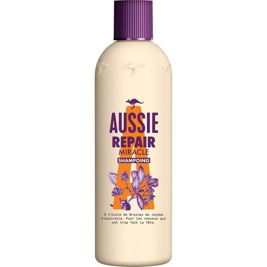 LOT DE 7 - AUSSIE Repair Shampooing miracle à l'huile de graine de ...