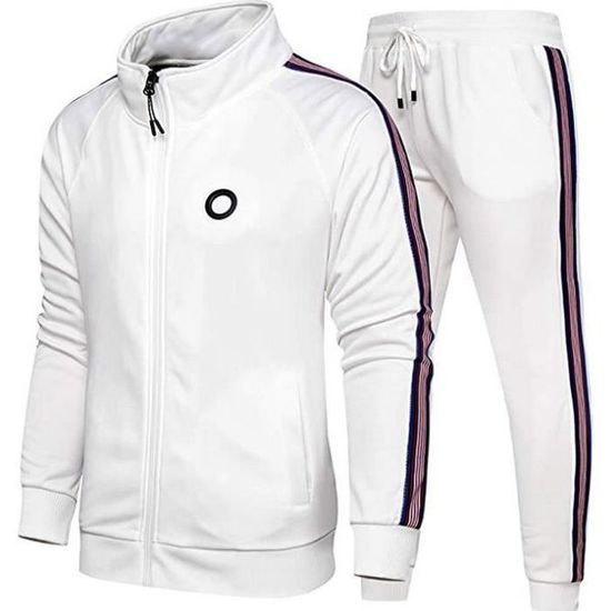 Survêtement Homme Ensemble de Sport Veste Blouson Sweat et Pantalon ...