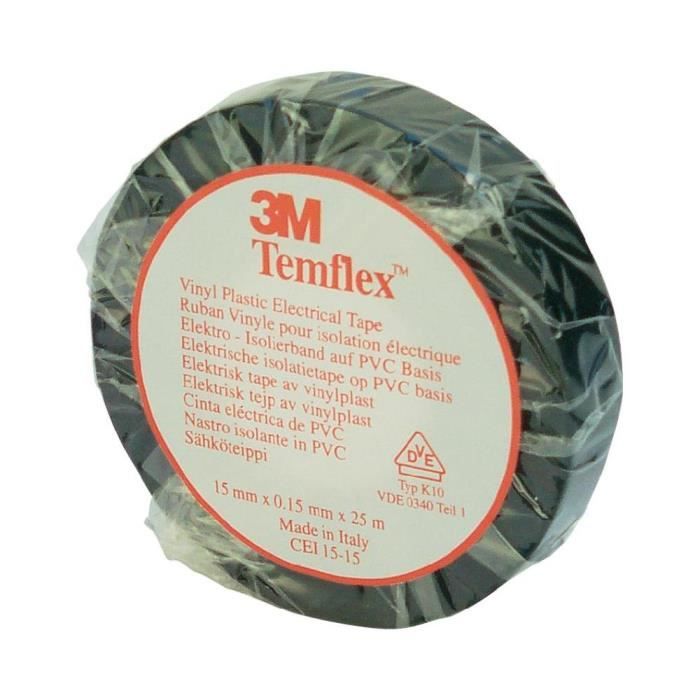 Ruban isolant Tempflex 1500 gris - Cdiscount Bricolage