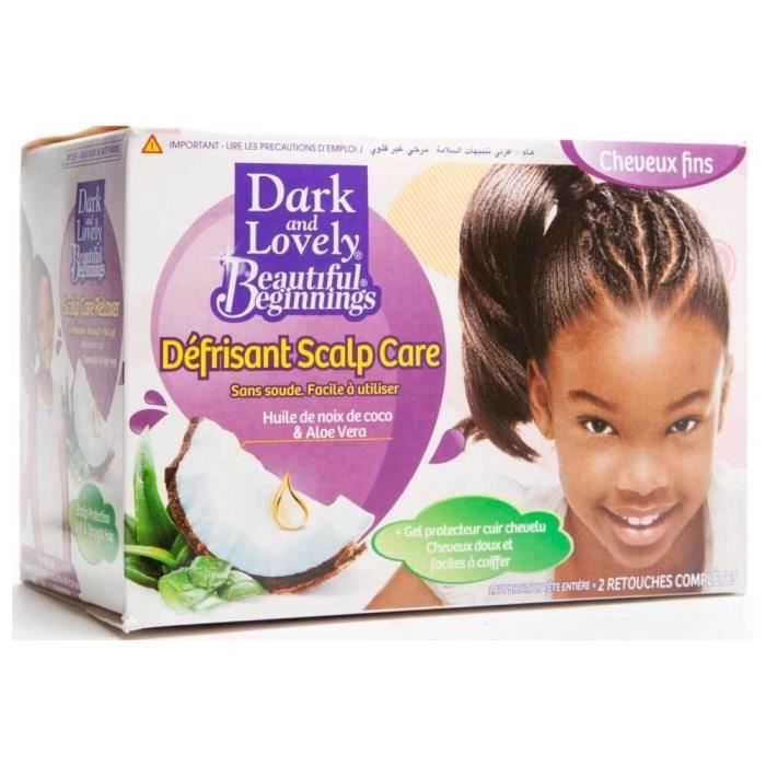 Dark & Lovely Beautiful Beginnings Kit Défrisant Enfant Cheveux Fins ...