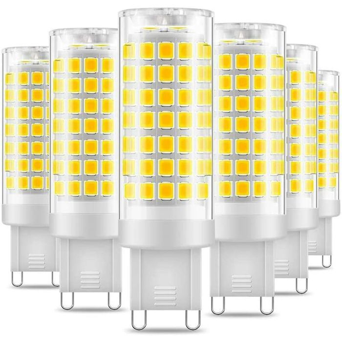 Ampoule LED G9 7W,430LM,Blanc froid 6000K,220-240V,CRI 85,NON-Dimmable ...