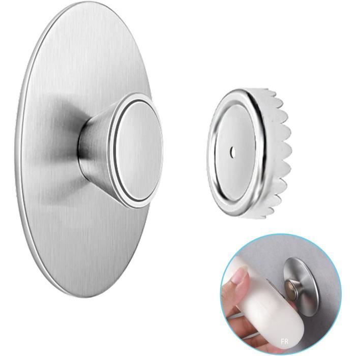 Savon Magnétique Porte,Porte-Savon Aimanté à Ventouse,Porte-Savon ...