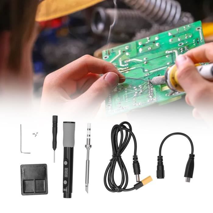 Fer à souder électrique - SQ-D60B - 60W - Affichage LED - Fonction ...