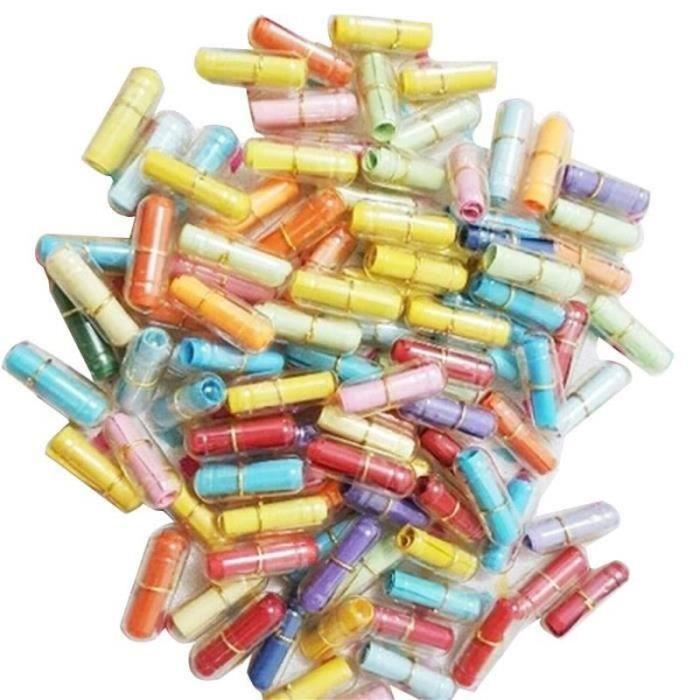 100pcs Amour Mignon Souhaitant La Lettre De Capsule De Papier pour des ...