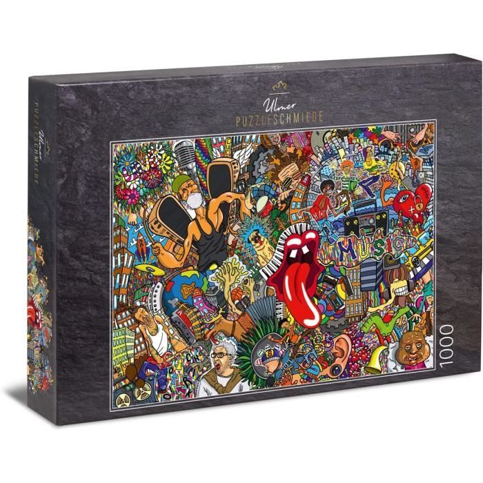 Puzzle Graffiti: Puzzle 1000 Pièces - Graffiti Streetart Sur Le Thème ...