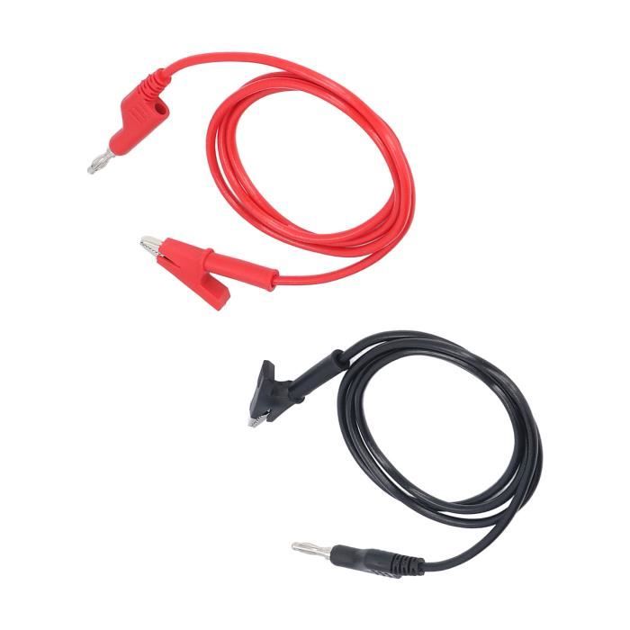 4MM Banana Plug Test Wire Clip Brass Electrical Silicone Test Injection ...