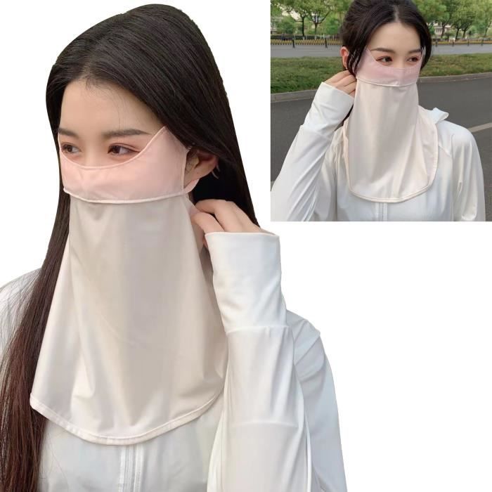 FYDUN UV Face Cover Face Neck Flap Cover Ice Floss UV Sun Protection ...