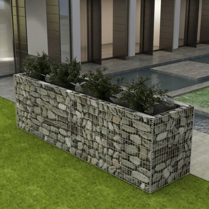 188Prime- JARDINIERE Extérieur Patio Contemporain - Lit surélevé à ...