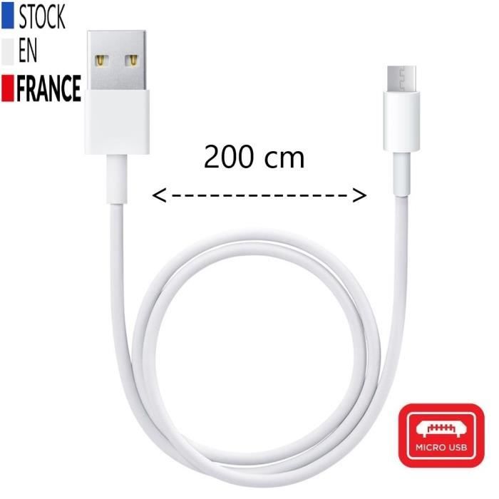 Câble Micro USB pour Nokia C2 2nd Edition - Câble Micro USB de Recharge ...