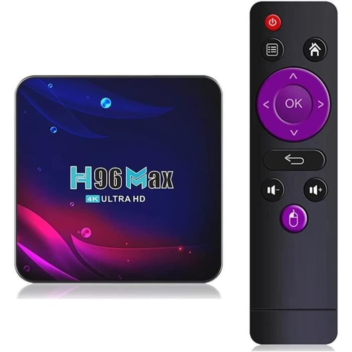 H96 Max V11 4 Go + 64 Go decodeur Android 11 Wifi, 4K, Youtube -U1 ...