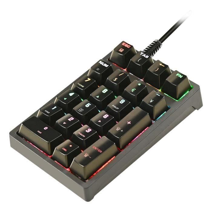 SUNGOD-Mini clavier numérique mécanique compact K21 21 commutateurs ...