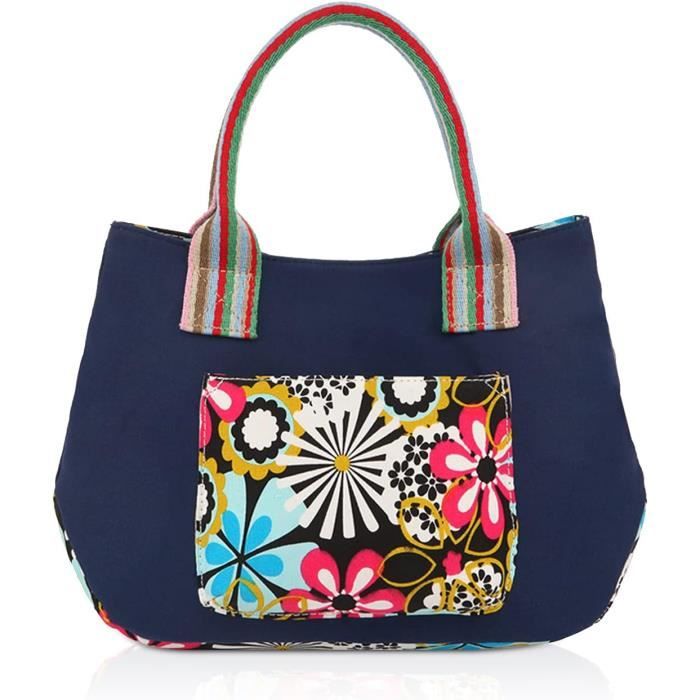 Sacs À Main Toile Sac Cabas Multicolores Sac Fourre Tout En Toile Sac ...