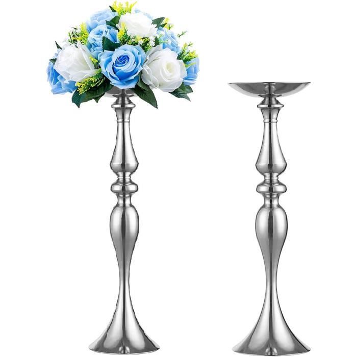 Lot De 2 Vases De Mariage Décoration,Support De Colonne De Fleur En ...