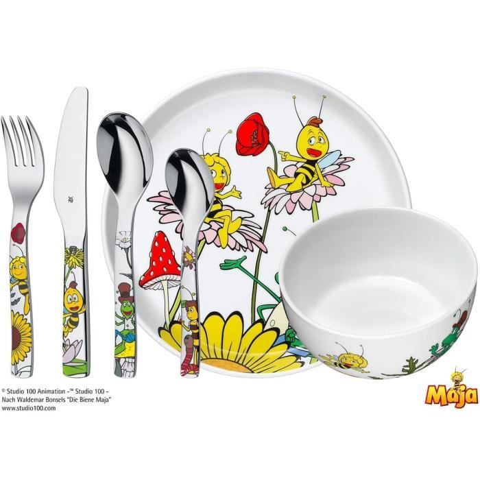 WMF Service de vaisselle 6 pièces Maya the Bee pour enfants, vaisselle ...