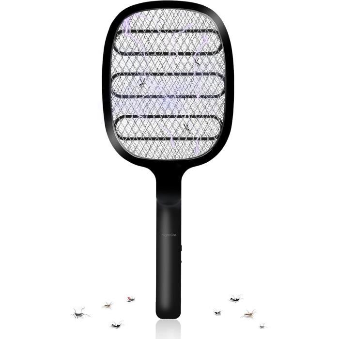 Night Cat Raquette Anti Moustique Raquette Electrique ctes 3000V ...