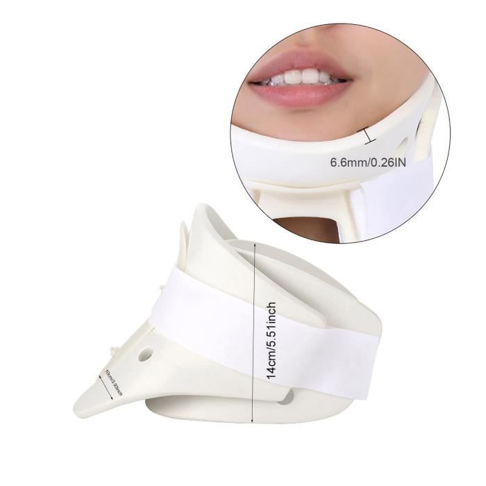 SURENHAP Attelle cervicale Orthèse cervicale respirante Collier ...