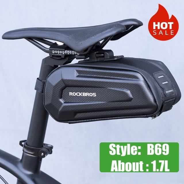 PANIER VELO,B69 1.7L--sacoches de vélo étanches, sac de vélo vtt ...